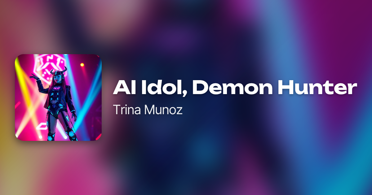 AI Idol, Demon Hunter by Trina Munoz | Neume
