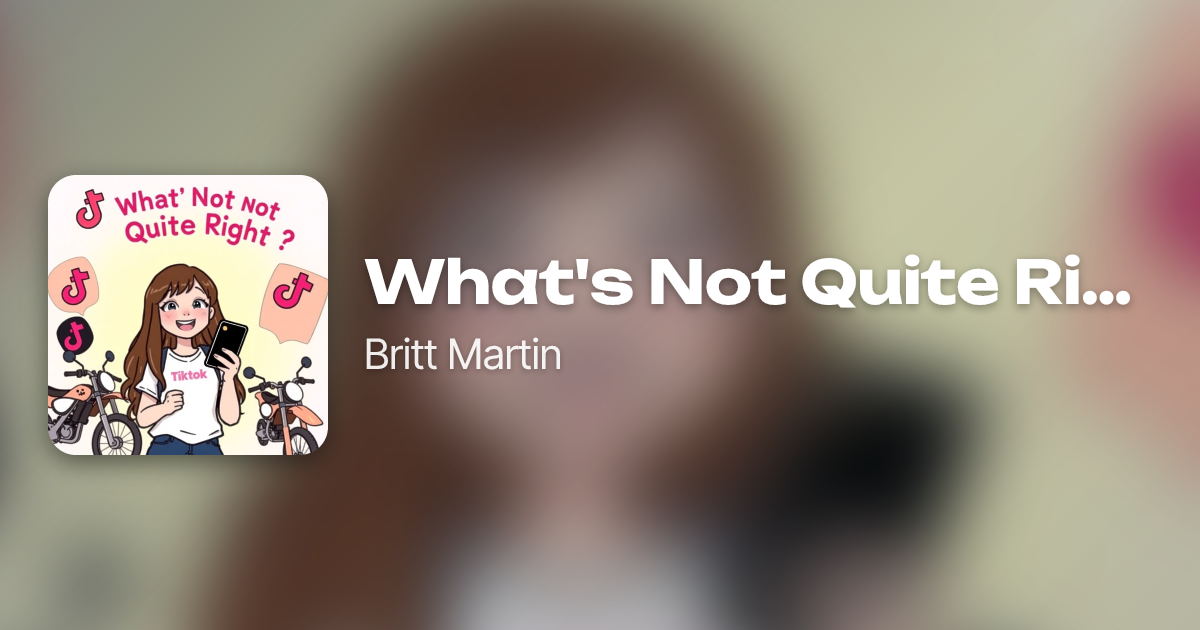 What's Not Quite Right by Britt Martin | Neume