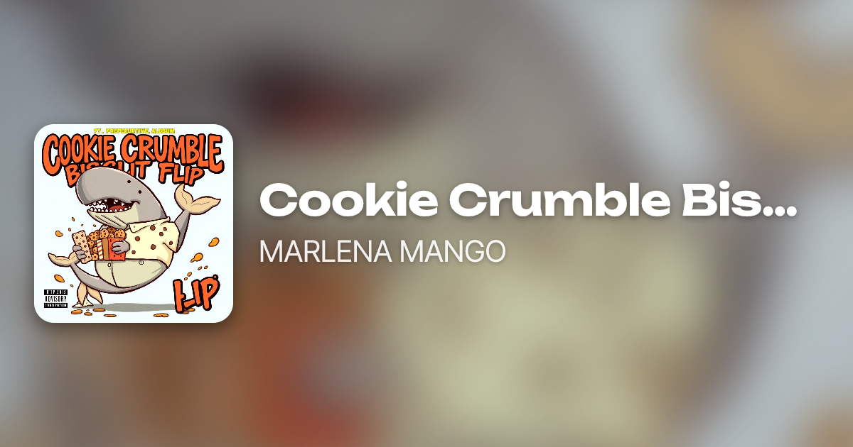 Cookie Crumble Biscuit Flip by MARLENA MANGO | Neume